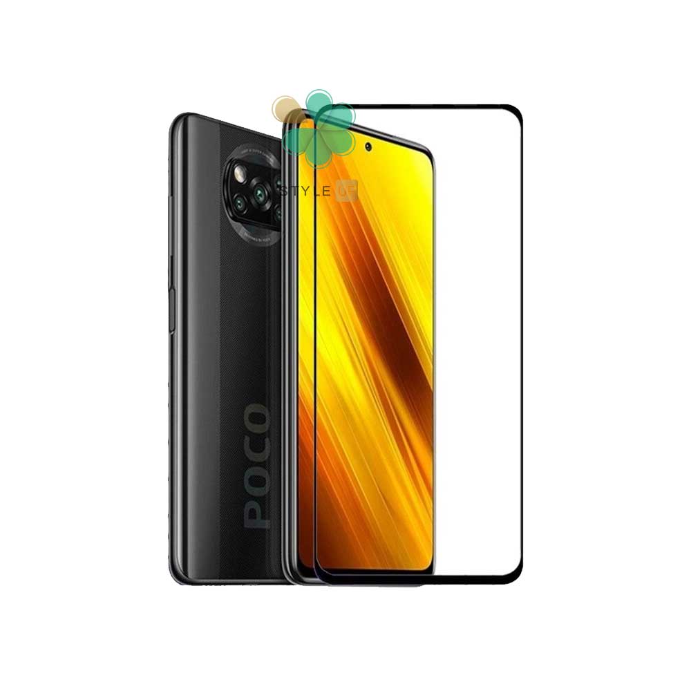 گلس میتوبل گوشی شیائومی Xiaomi Poco X3 تمام صفحه استایل آپ