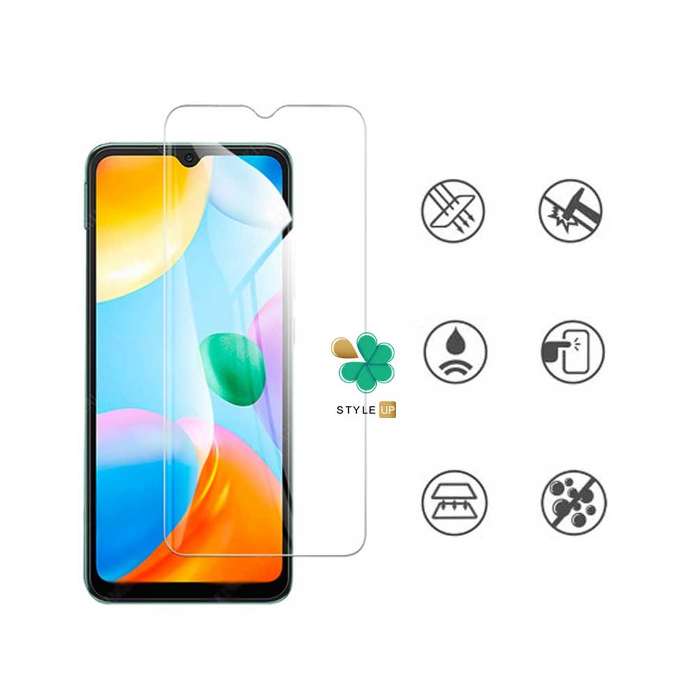 گلس دور تراش بدون حاشیه میتوبل گوشی شیائومی Xiaomi Redmi 10c استایل آپ