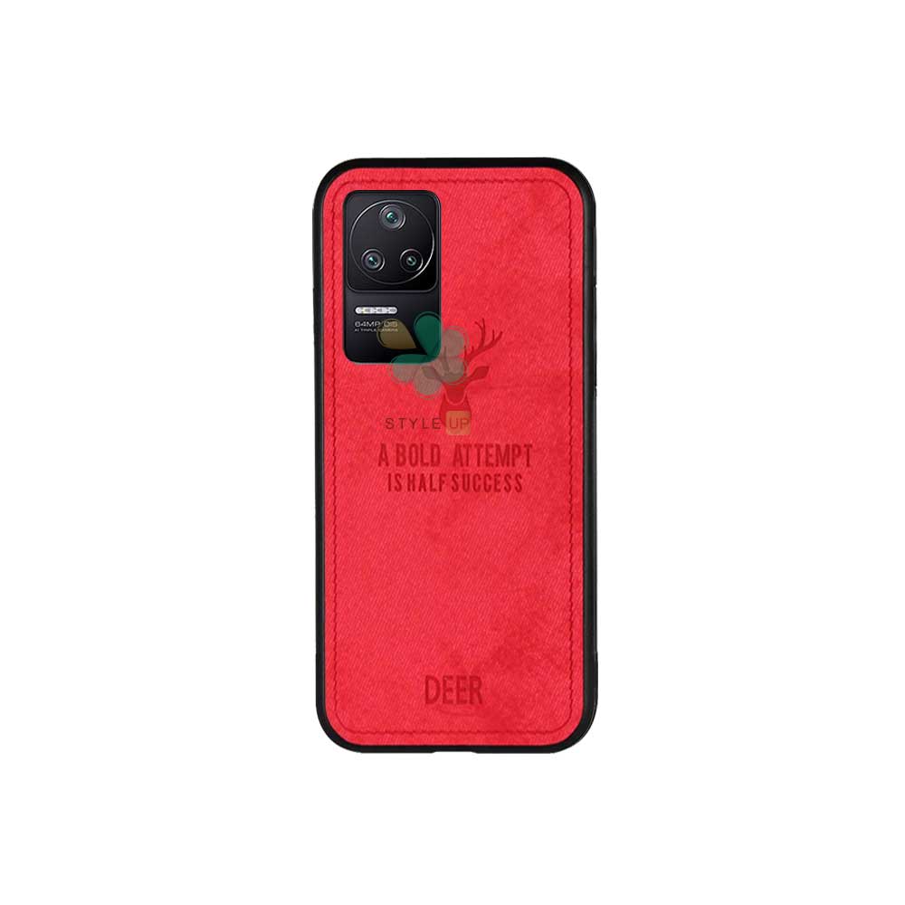 قاب گوشی شیائومی Xiaomi Poco F4 پارچه ای طرح گوزن استایل آپ
