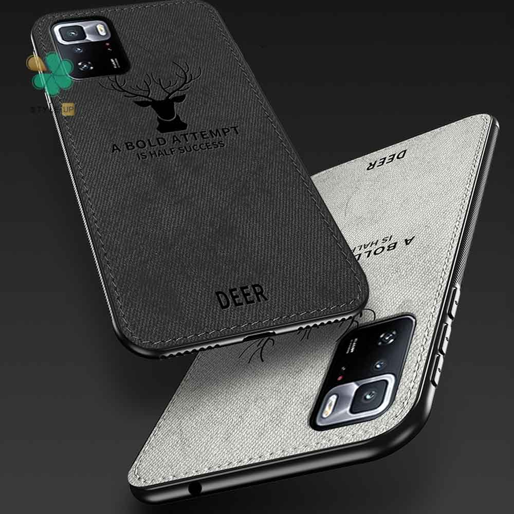 قاب گوشی شیائومی Xiaomi Poco X3 Gt پارچه ای طرح گوزن استایل آپ