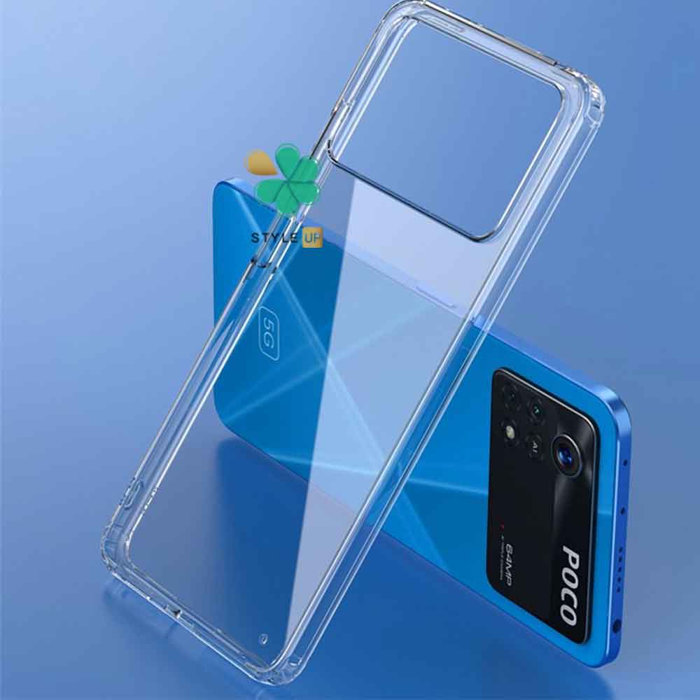 قاب گوشی شیائومی Xiaomi Poco X4 Pro 5g مدل ژله ای شفاف استایل آپ